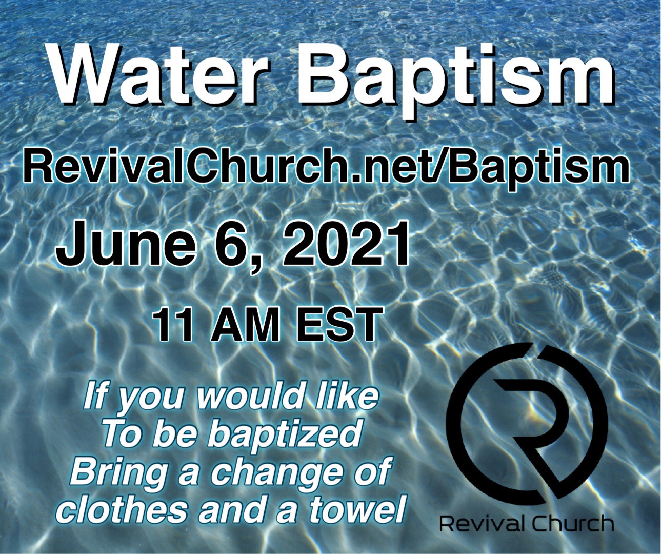 Water Baptism Service - Revival Church